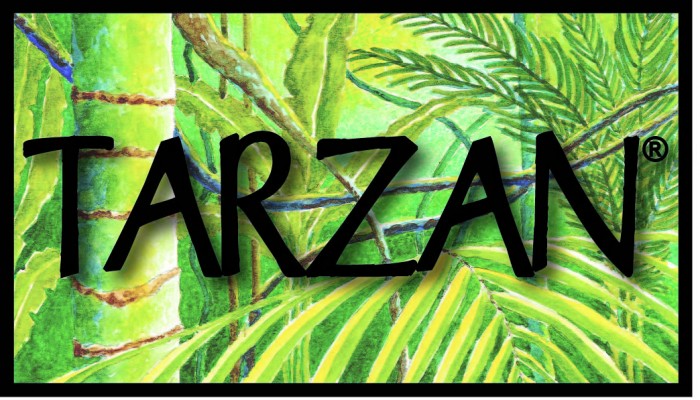 Tarzan logo med res